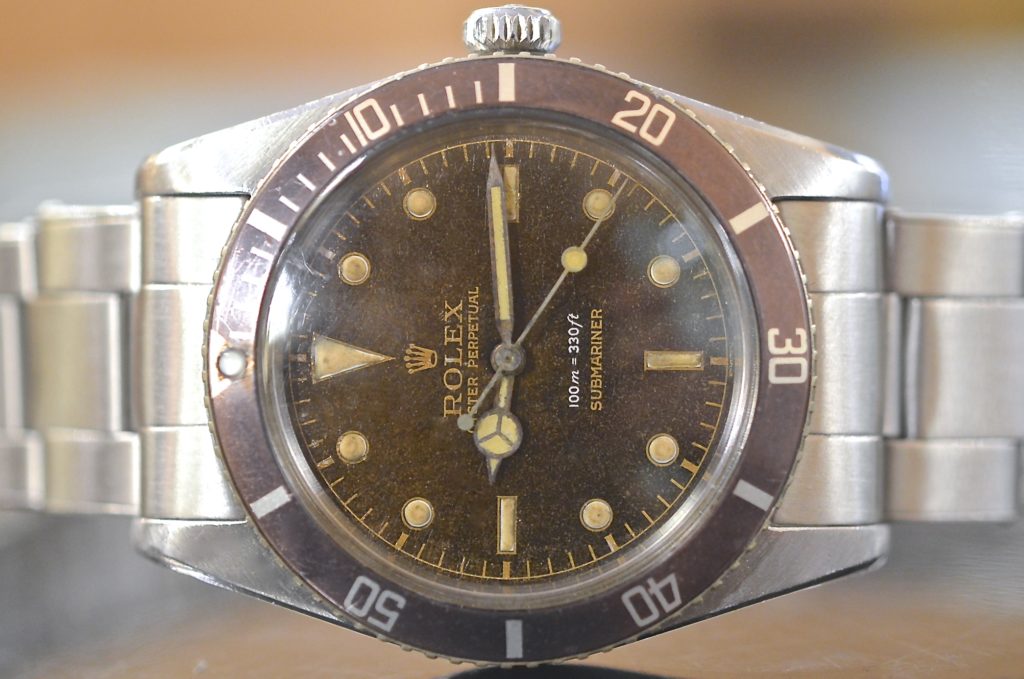 Rolex Submariner ref. 5508 Brown in Stainless Steel | Tempus Orologi