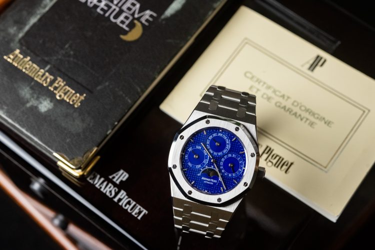 Audemars Piguet Royal Oak ref. 25820 Perpetual Yves Klein in Stainless ...